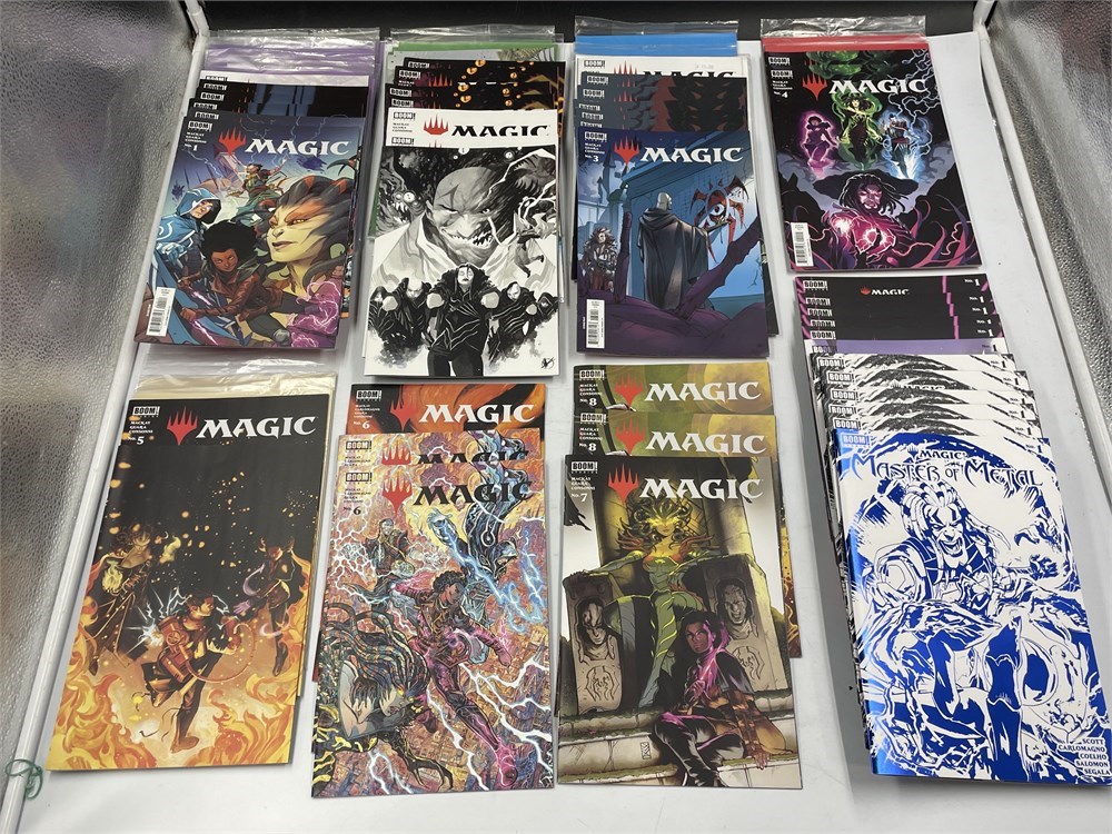 Urban Auctions - LARGE LOT OF MAGIC THE GATHERING COMICS #1-8 W ...