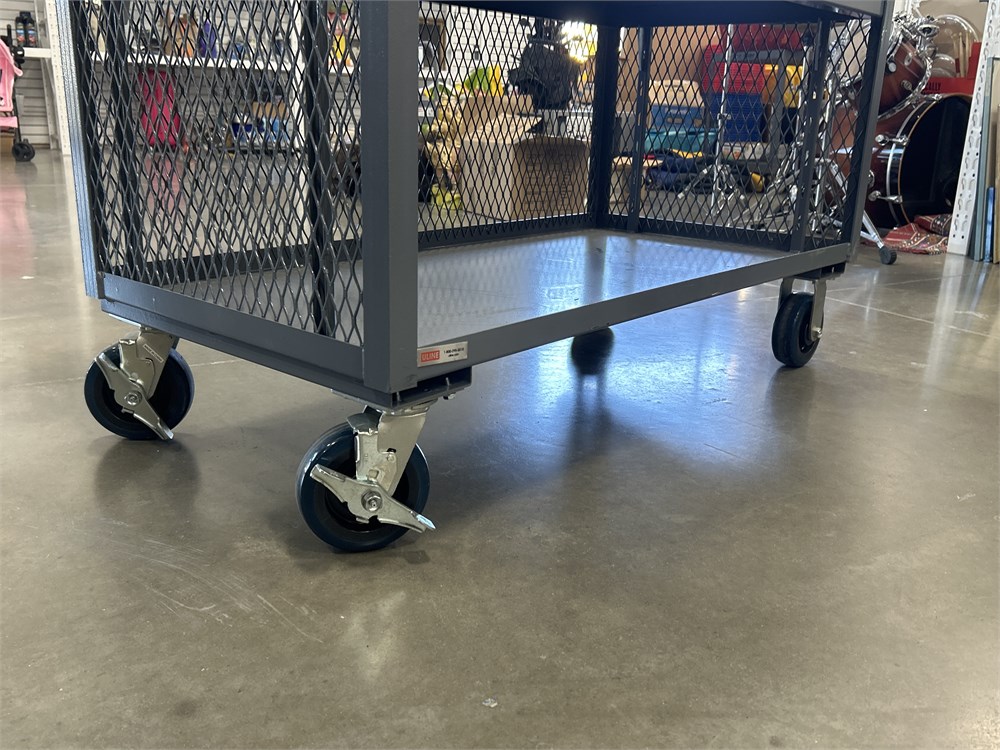 Urban Auctions - HEAVY DUTY INDUSTRIAL 3 TIER ROLLING TRANSPORT CART ...