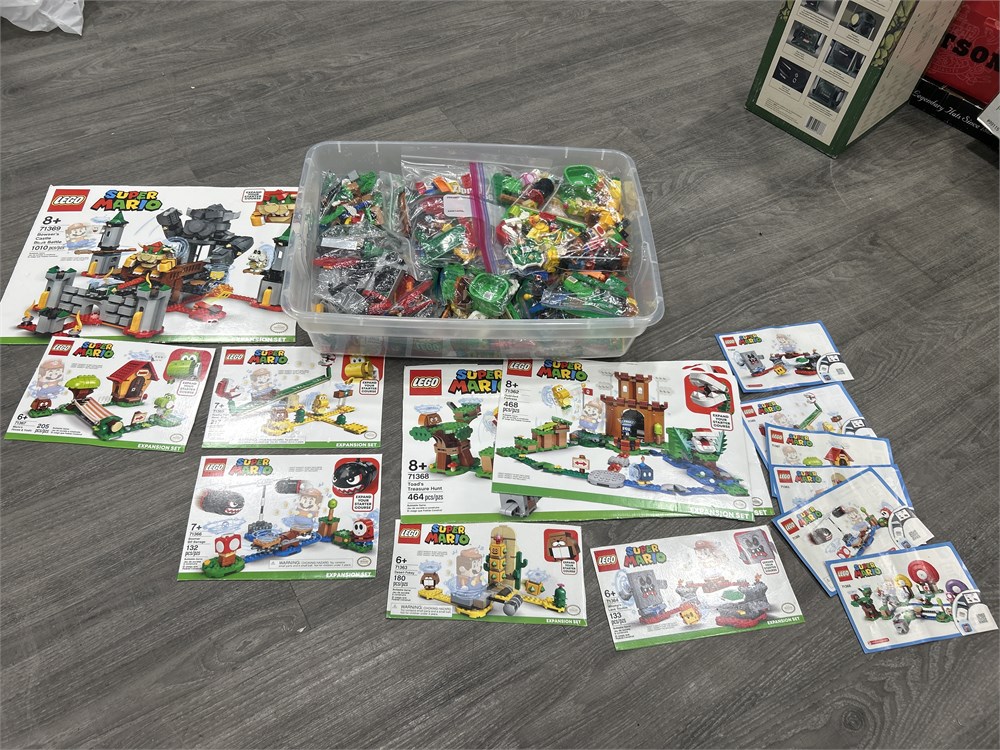 Urban Auctions - SUPER MARIO LEGO MULTIPLE SETS, BOX FRONTS, MANUALS ...