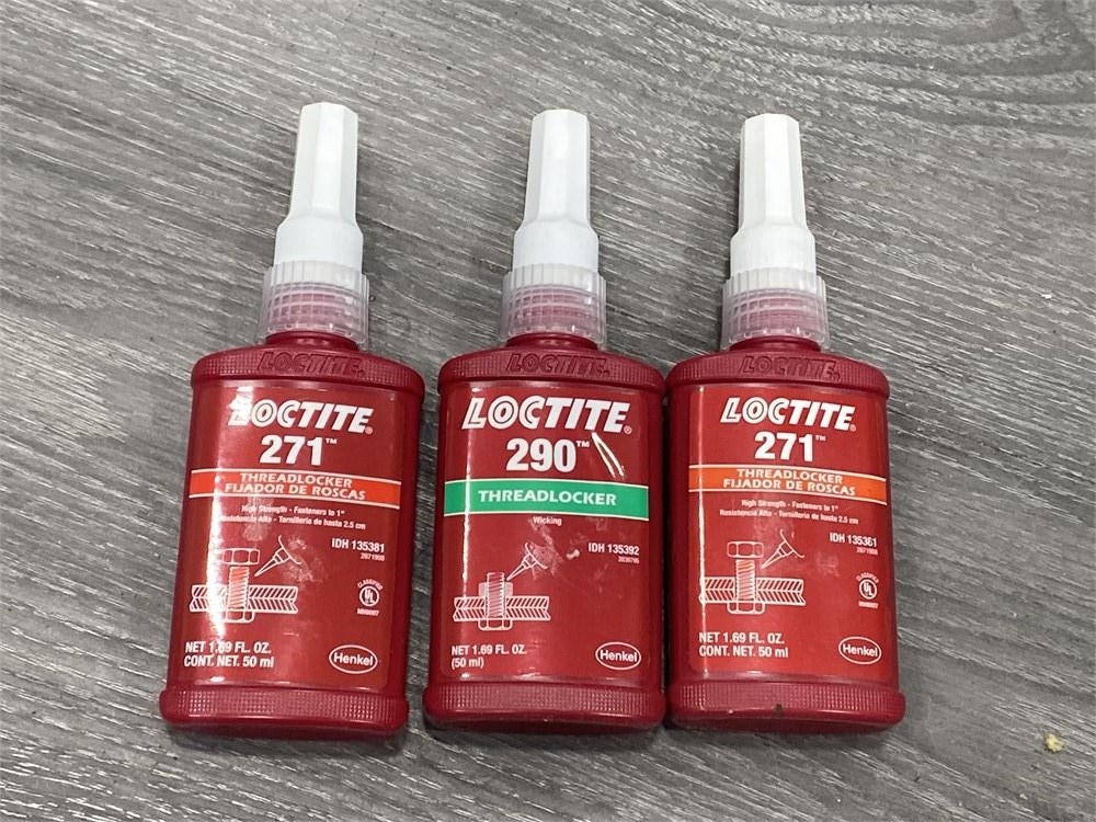 Urban Auctions - (3) NEW LOCTITE BOTTLES