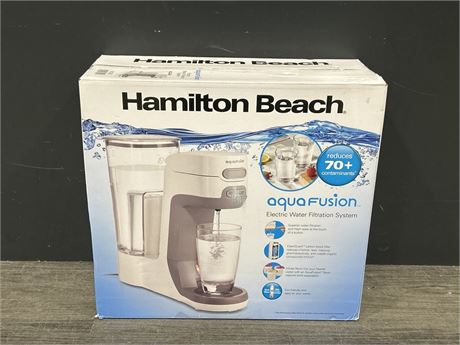 Urban Auctions - NEW HAMILTON BEACH ELECTRIC WATER FILTRATION SYSTEM