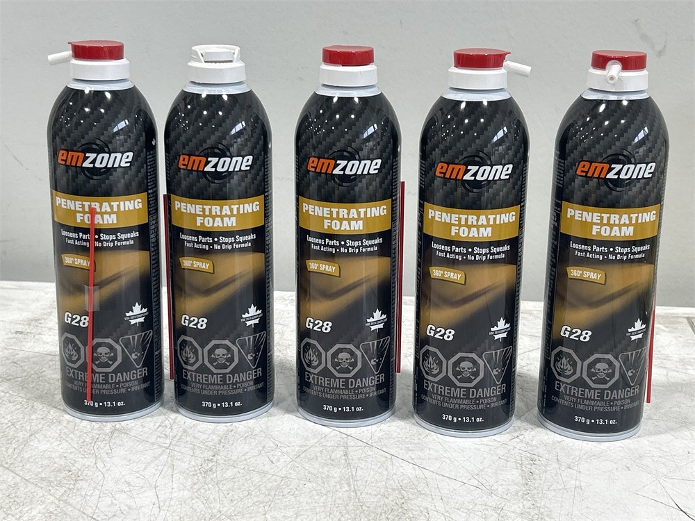 Urban Auctions - 5 NEW EMZONE PENETRATING FOAM - 370G/EA