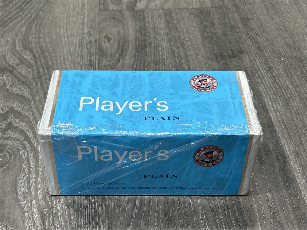 Urban Auctions - NEW OLD STOCK PLAYERS PLAIN CIGARETTE CARTON