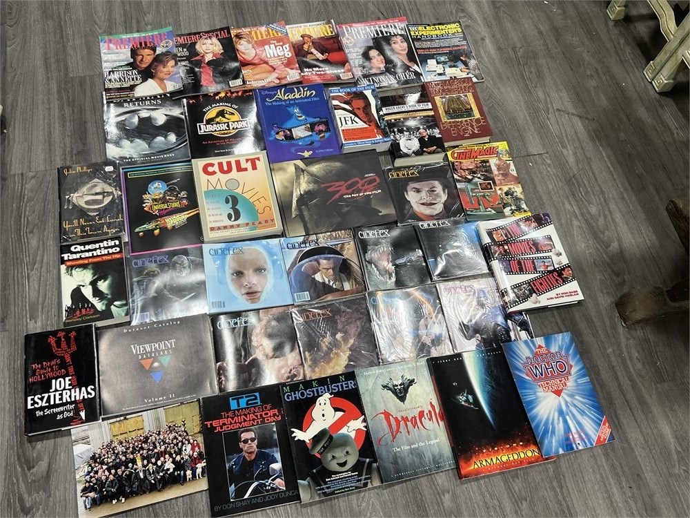 Urban Auctions - LARGE LOT OF MISC MOVIE PRODUCTION BOOKS & MAGAZINES