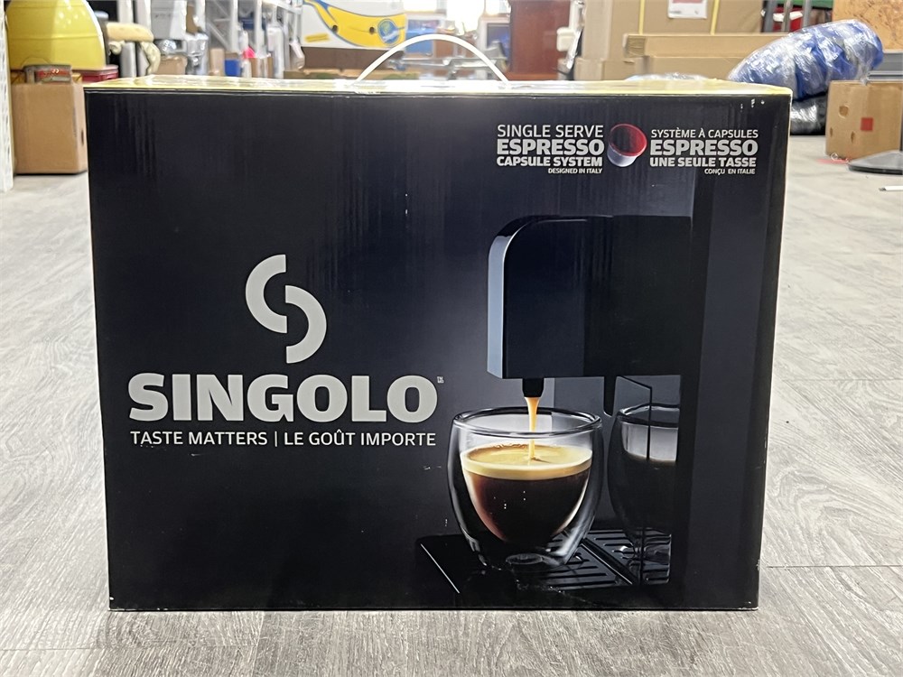 Urban Auctions - (NEW) SINGOLO ESPRESSO COFFEE MAKER