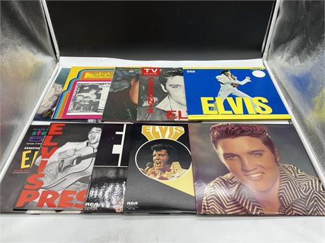 Urban Auctions - 10 ASSORTED ELVIS PRESLEY RECORDS - EXCELLENT CONDITION