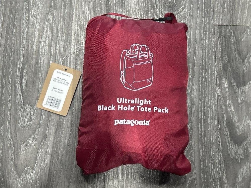 Urban Auctions - NEW PATAGONIA ULTRALIGHT BLACK HOLE TOTE PACK