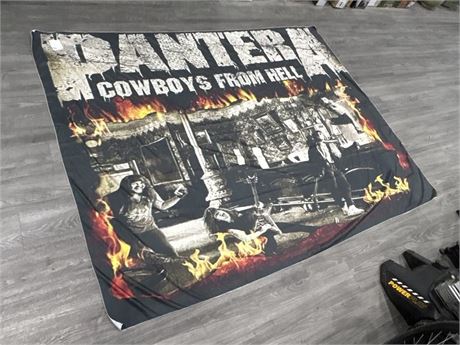 Urban Auctions - LARGE PANTERA BANNER / TAPESTRY (90”x70”)