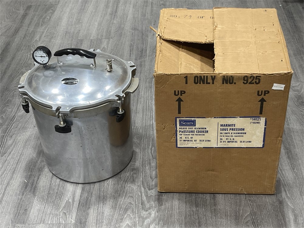 Urban Auctions - DELUXE CAST ALUMINUM PRESSURE COOKER