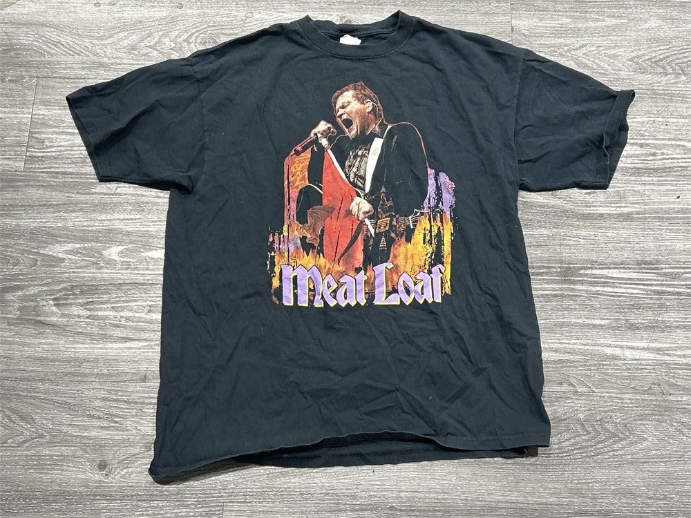Urban Auctions - 2005 VINTAGE MEAT LOAF TOUR SHIRT SIZE 2XL