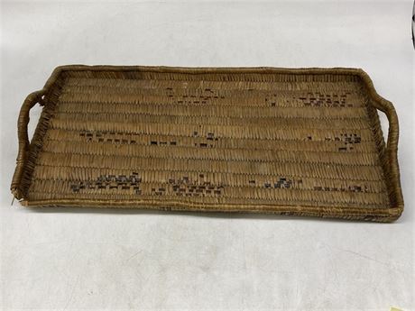 Urban Auctions - EARLY FIRST NATIONS COAST SALISH HANDMADE TRAY (20.5 ...