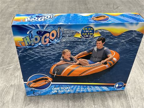 Urban Auctions - (NEW) H2O GO INFLATABLE 2 PERSON BOAT