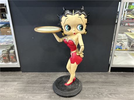 Urban Auctions - VINTAGE BETTY BOOP COCKTAIL WAITRESS STAND (36” tall)