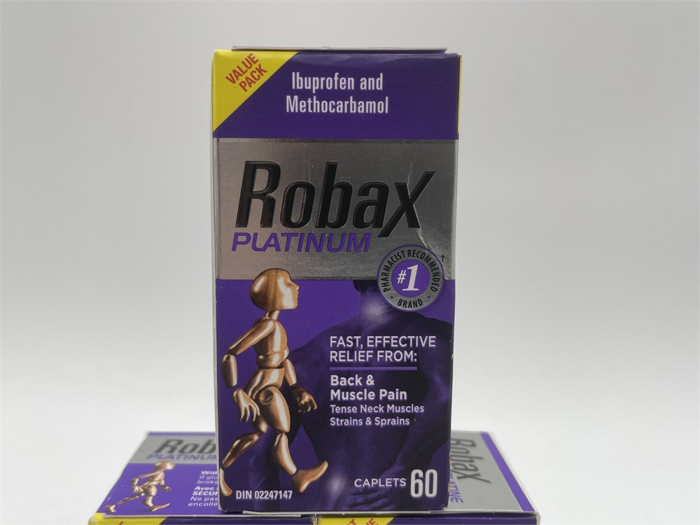 Urban Auctions - (3 NEW) ROBAX PLATINUM BACK & MUSCLE PAIN - EXP 07/ 2028