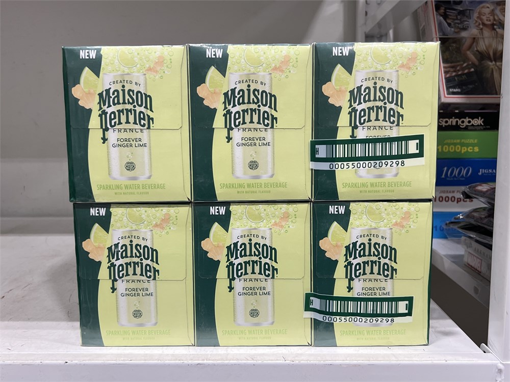 Urban Auctions - 6 NEW BOXES OF MAISON PERRIER SPARKLING WATER - 48 ...
