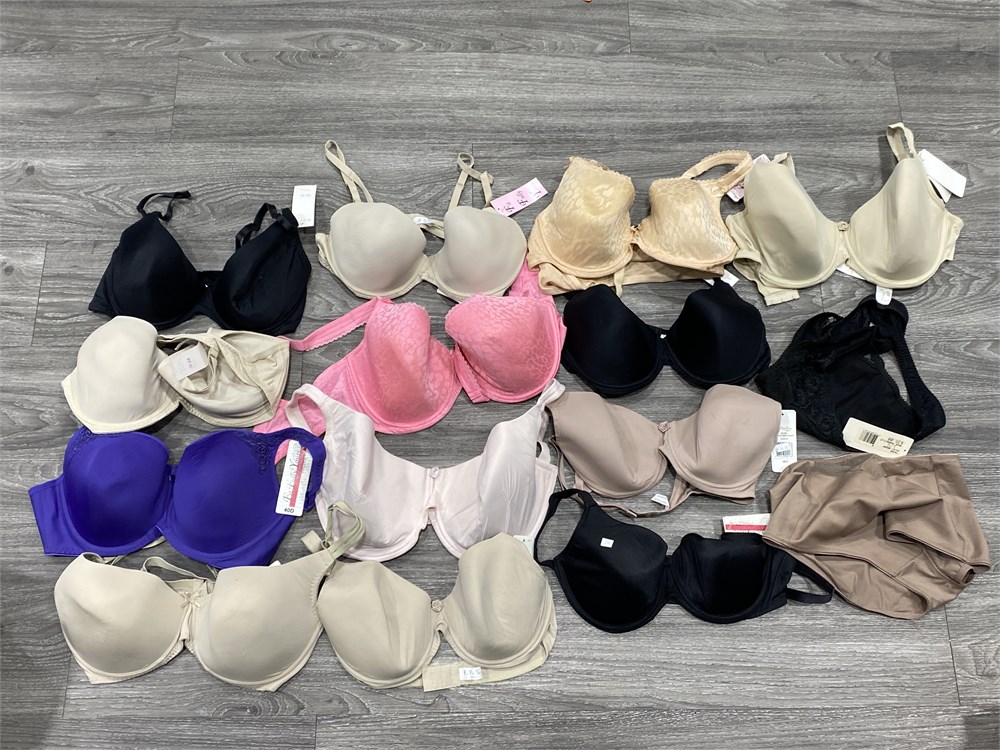 Urban Auctions - 15 BRAS/LINGERIE NEW W/ TAGS - SIZE VARIES