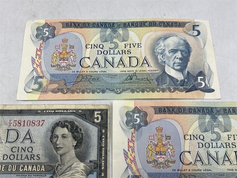 Urban Auctions - (7) 1950’s / 70’s CANADIAN BANK NOTES