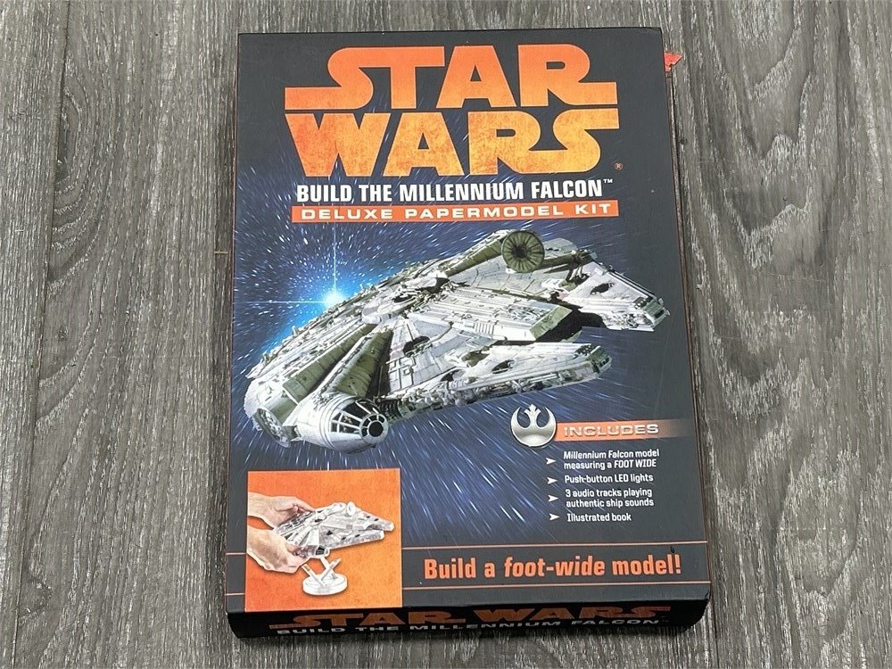Urban Auctions - STAR WARS MILLENNIUM FALCON PAPER MODEL - UNOPENED