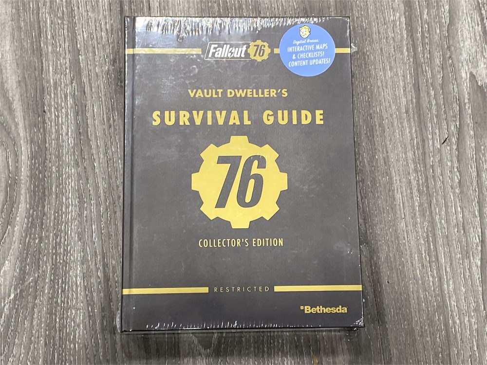 Urban Auctions - (SEALED) FALLOUT 76 - SURVIVAL GUIDE COLLECTOR’S EDITION HARDCOVER
