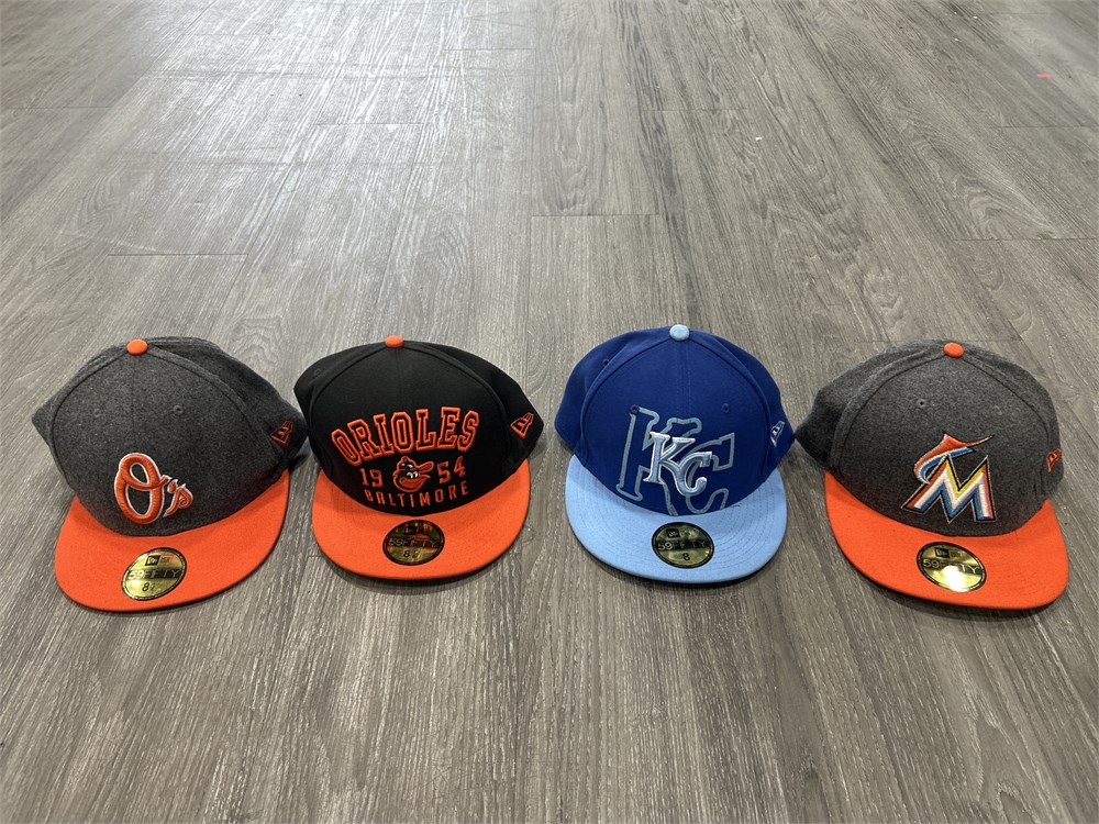 Urban Auctions - 4 NEW MLB BASEBALL CAPS - SPECS IN PHOTOS