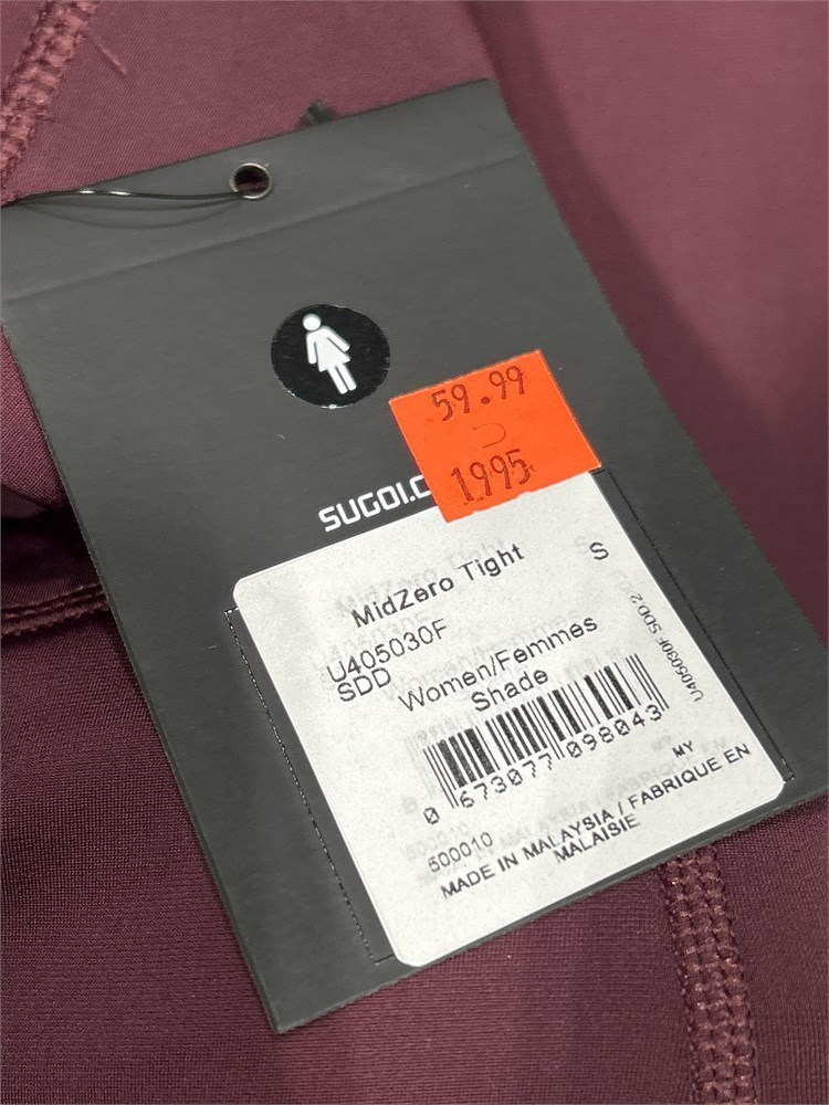 Urban Auctions - 2 NEW SUGOI WOMENS TIGHTS SIZE S