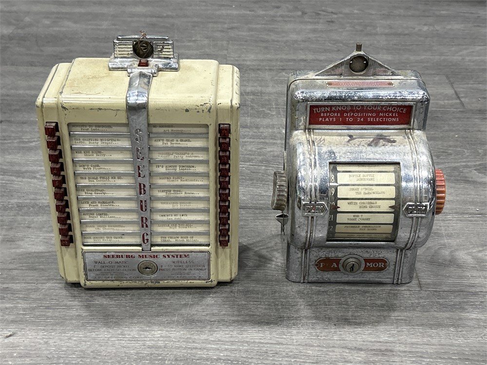 Urban Auctions - VINTAGE PACKARD & SEEBURG WALL BOX JUKE BOXES - SOLD ...