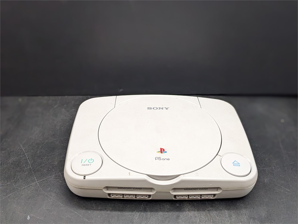 Urban Auctions - PSONE SLIM CONSOLE - WORKS - AC ADAPTER PORT LOOSE