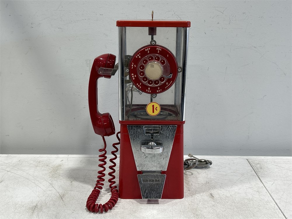 Urban Auctions - RARE VINTAGE GUMBALL MACHINE PHONE BY PAUL NELSON ...