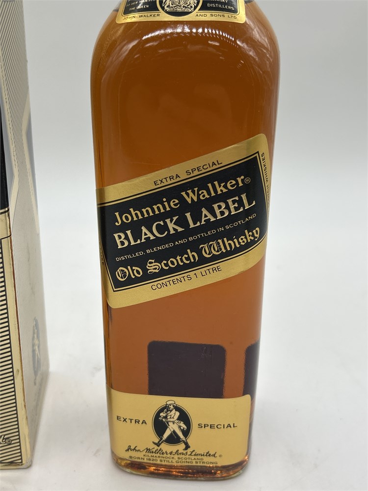 Urban Auctions - SEALED JOHNNIE WALKER BLACK LABEL WHISKY 1L