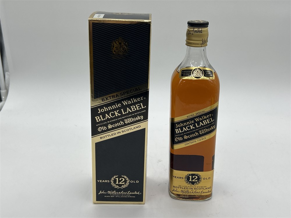 Urban Auctions - SEALED JOHNNIE WALKER BLACK LABEL WHISKY 710ML