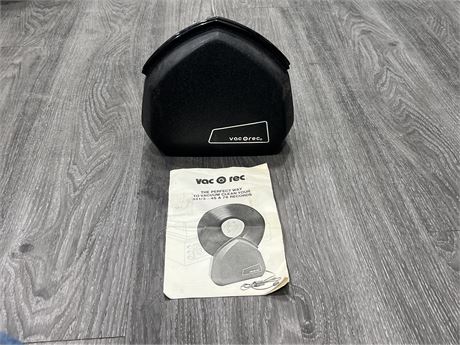 Urban Auctions - VINTAGE VAC-O-REC RECORD CLEANER W/ MANUAL