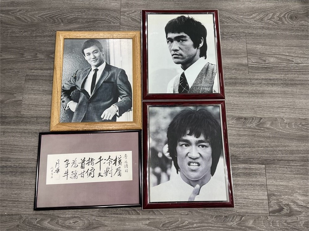Urban Auctions - 3 FRAMED 1960’S BRUCE LEE POSTERS & FRAMED CHINESE ...