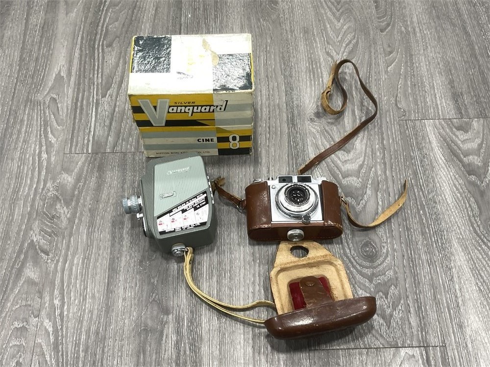 Urban Auctions - VINTAGE BALDINA CAMERA & VINTAGE VANGUARD CINE 8 VIDEO ...