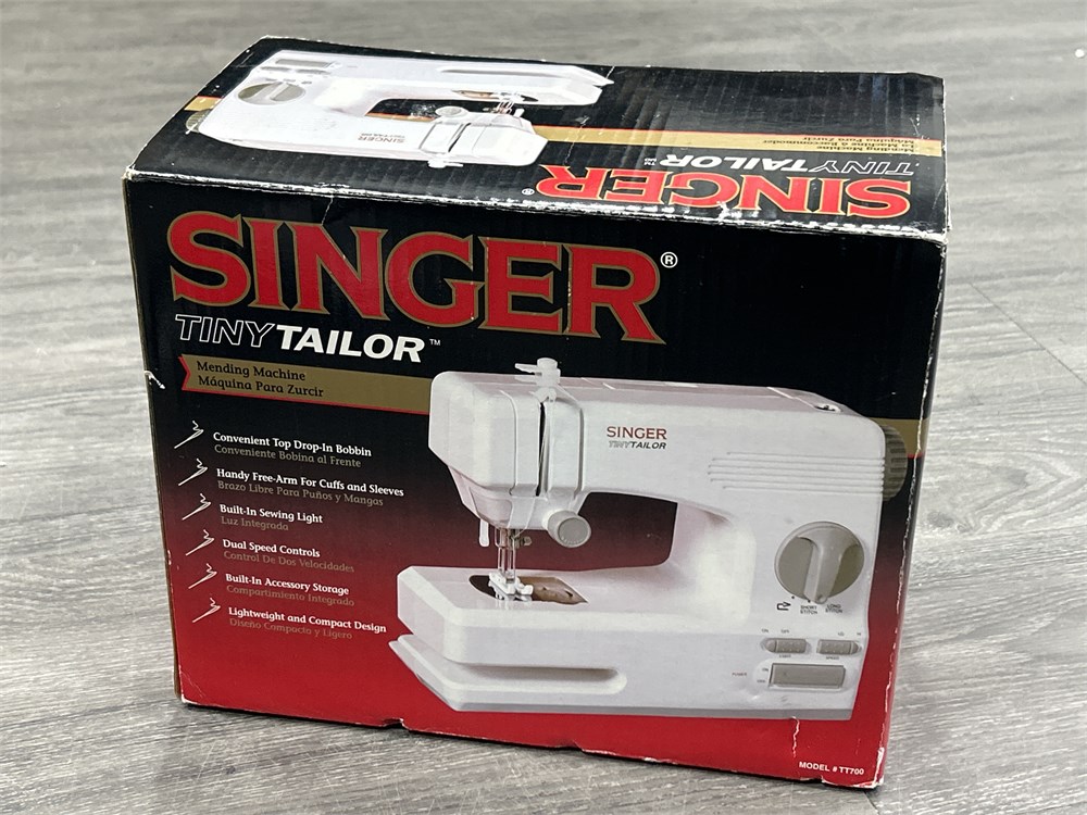 Urban Auctions - SINGER TINY TAILER SEWING MACHINE IN BOX