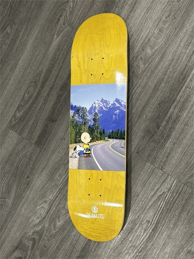 Urban Auctions - NEW ELEMENT CHARLIE BROWN SKATEBOARD DECK