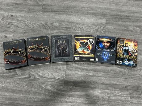 Urban Auctions - MISC ENTERTAINMENT LOT - 3 GAME OF THRONES SEASOND & 3 ...