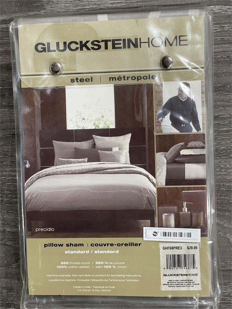 Urban Auctions - GLUCKSTEIN HOME DOUBLE/QUEEN DUVET COVER + PILLOW SHAM ...