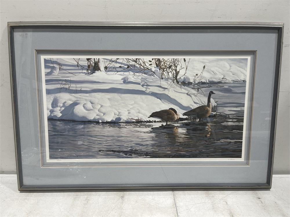Urban Auctions - SIGNED FRAMED LIMITED EDITION T. ISAAC PRINT - 41.5” x ...