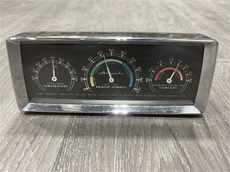 Urban Auctions - 1970’s CHICAGO AIRGUIDE INSTRUMENT PANEL WEATHER STATION