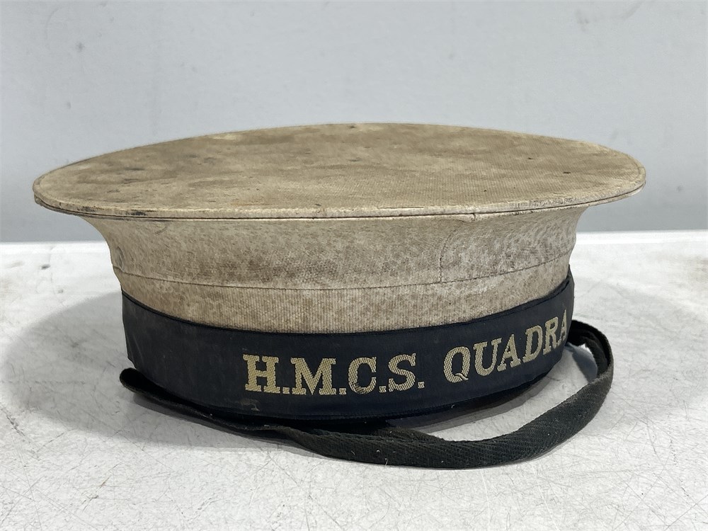 Urban Auctions - 1980s HMCS QUADRA SAILORS CAP