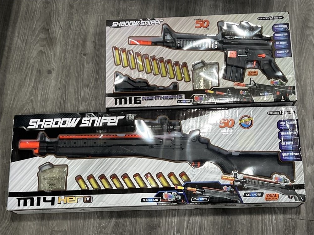 Urban Auctions - (2 NEW) SHADOW SNIPER M16 NIGHTHAWHS & M14 HERO