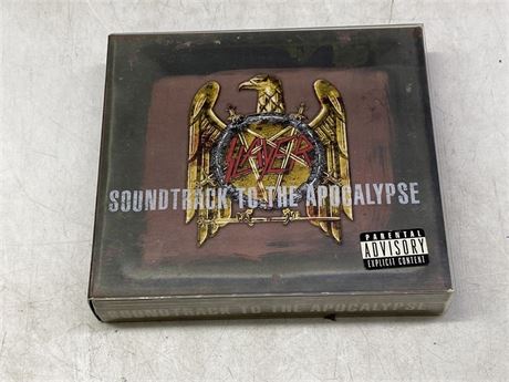 Urban Auctions - RARE SLAYER - SOUNDTRACK TO THE APOCALYPSE 4 DISC CD ...