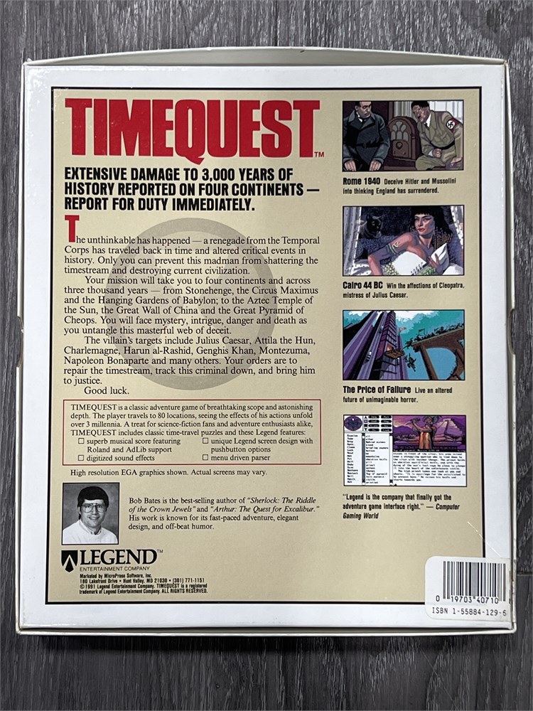 Urban Auctions - TIMEQUEST - RETRO IBM PC GAME