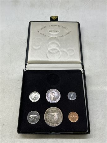 Urban Auctions - 1867-1967 ROYAL CANADIAN MINT COIN SET - HAS SILVER ...