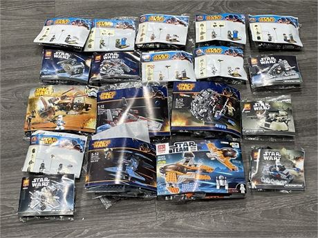 Urban Auctions - 19 SEALED OFF BRAND STAR WARS ‘SPACE WARS’ ‘STAR TEAM ...