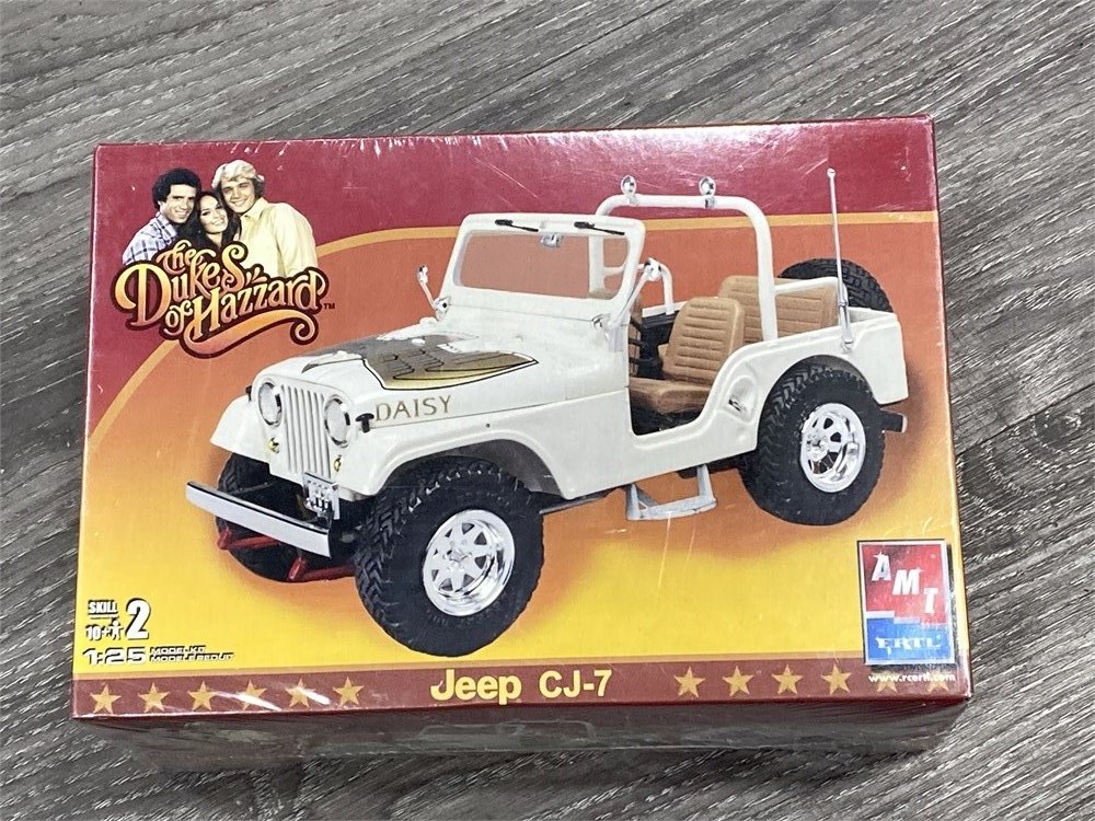 Urban Auctions - SEALED DUKES OF HAZARD MODEL AMT/ERTL JEEP CJ-7