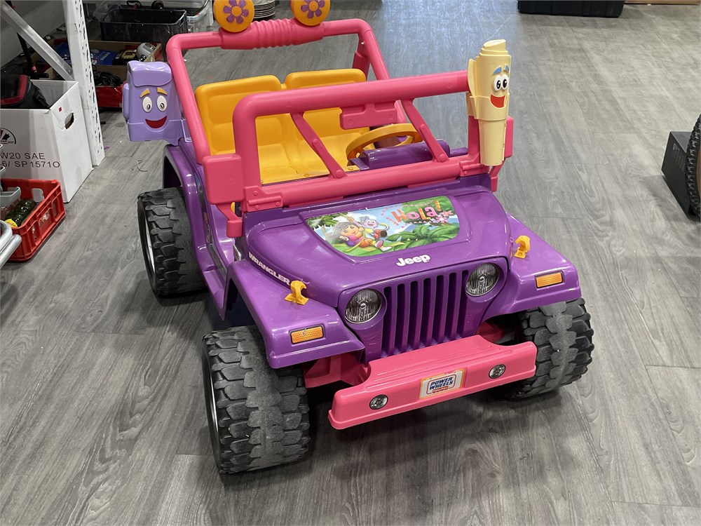 Urban Auctions - KIDS DORA THE EXPLORER BATTERY POWERED CAR (NEEDS ...