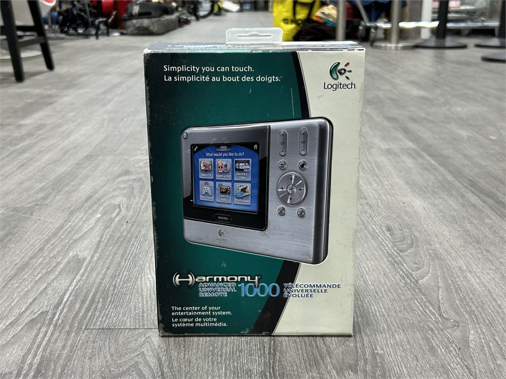 Urban Auctions - LOGITECH HARMONY 1000 UNIVERSAL REMOTE CONTROL