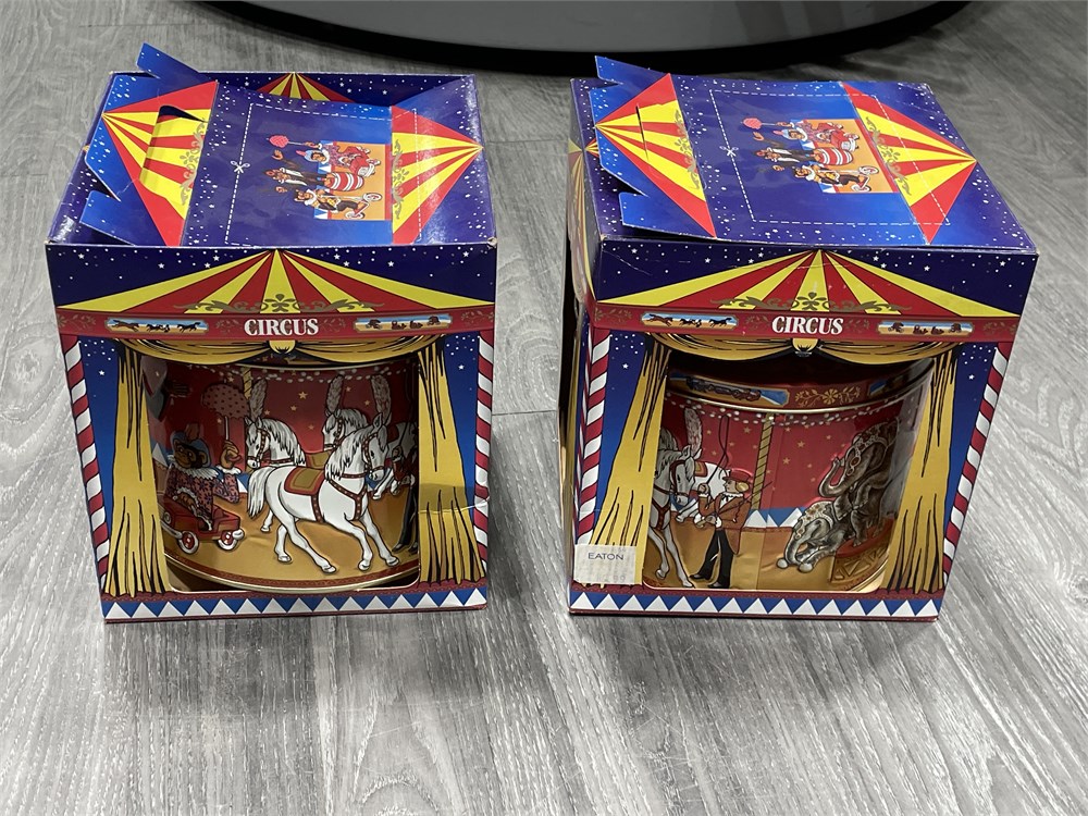 Urban Auctions - 2 PAUL FRISS CIRCUS TINS