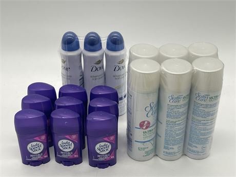 Urban Auctions - NEW LADY SPEED STICK + NEW DRY SPRAY & SHAVING CREAM